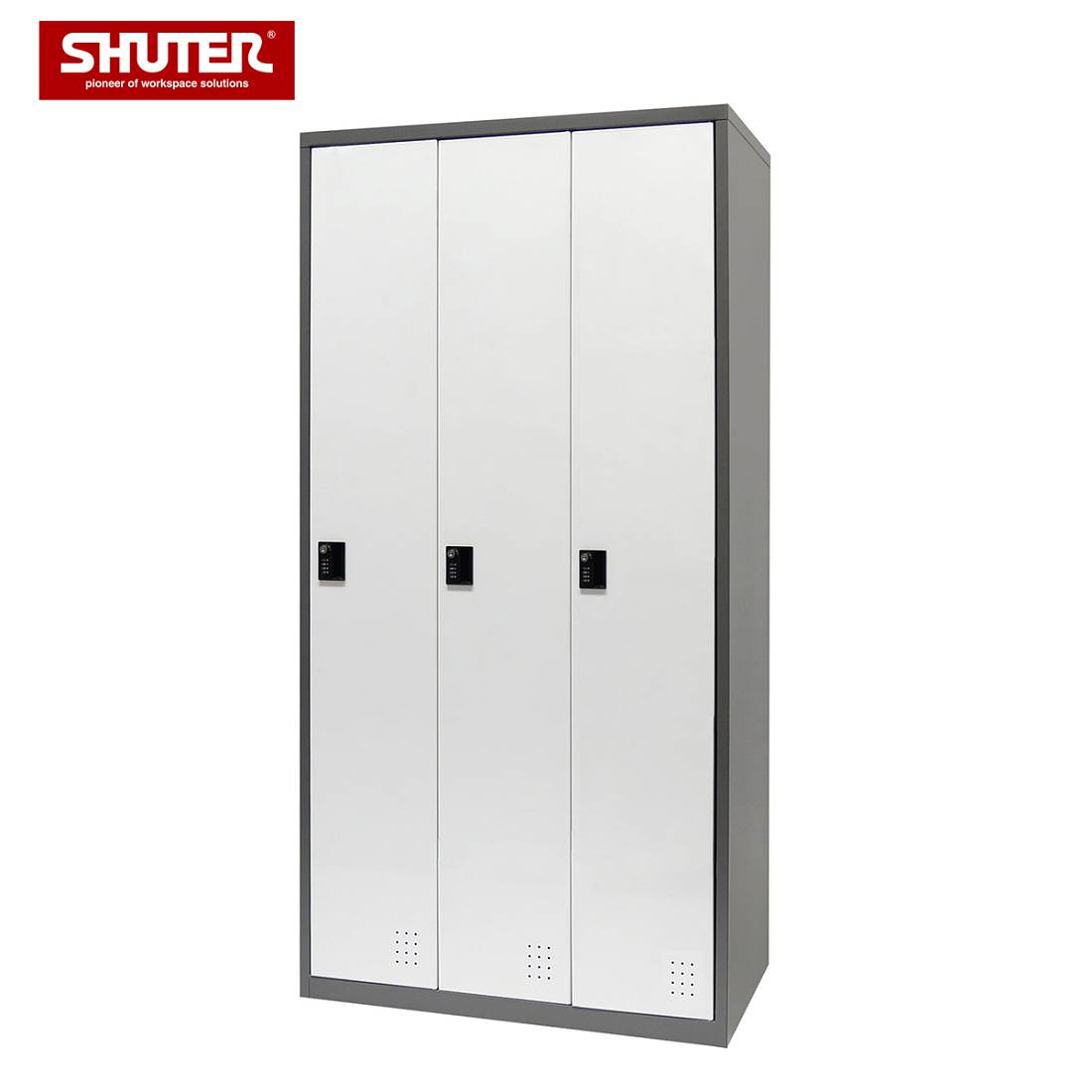 FC-303 三排3格密碼鎖置物櫃|SHUTER辦公文具|樹德企業-熱銷70多國的50年台灣製高效率提升關鍵